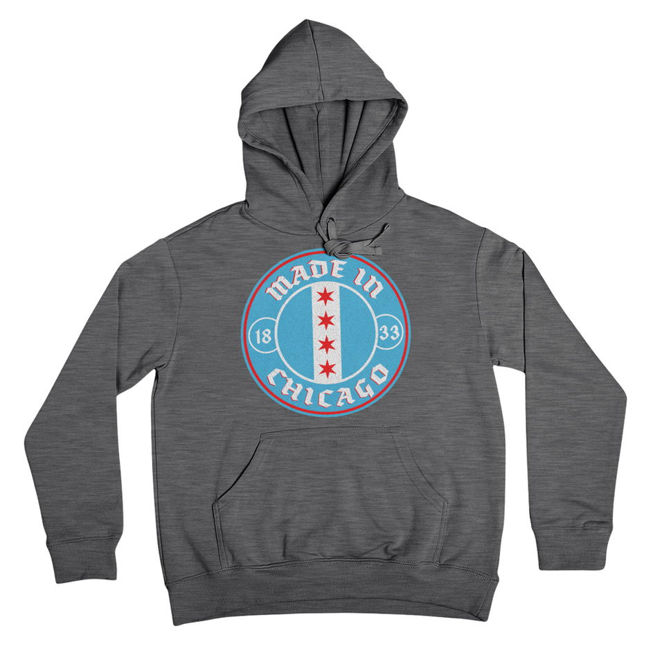 Chicago Printed T Shirts - Chicago Flag Long Sleeve T Shirt – Merch Monger